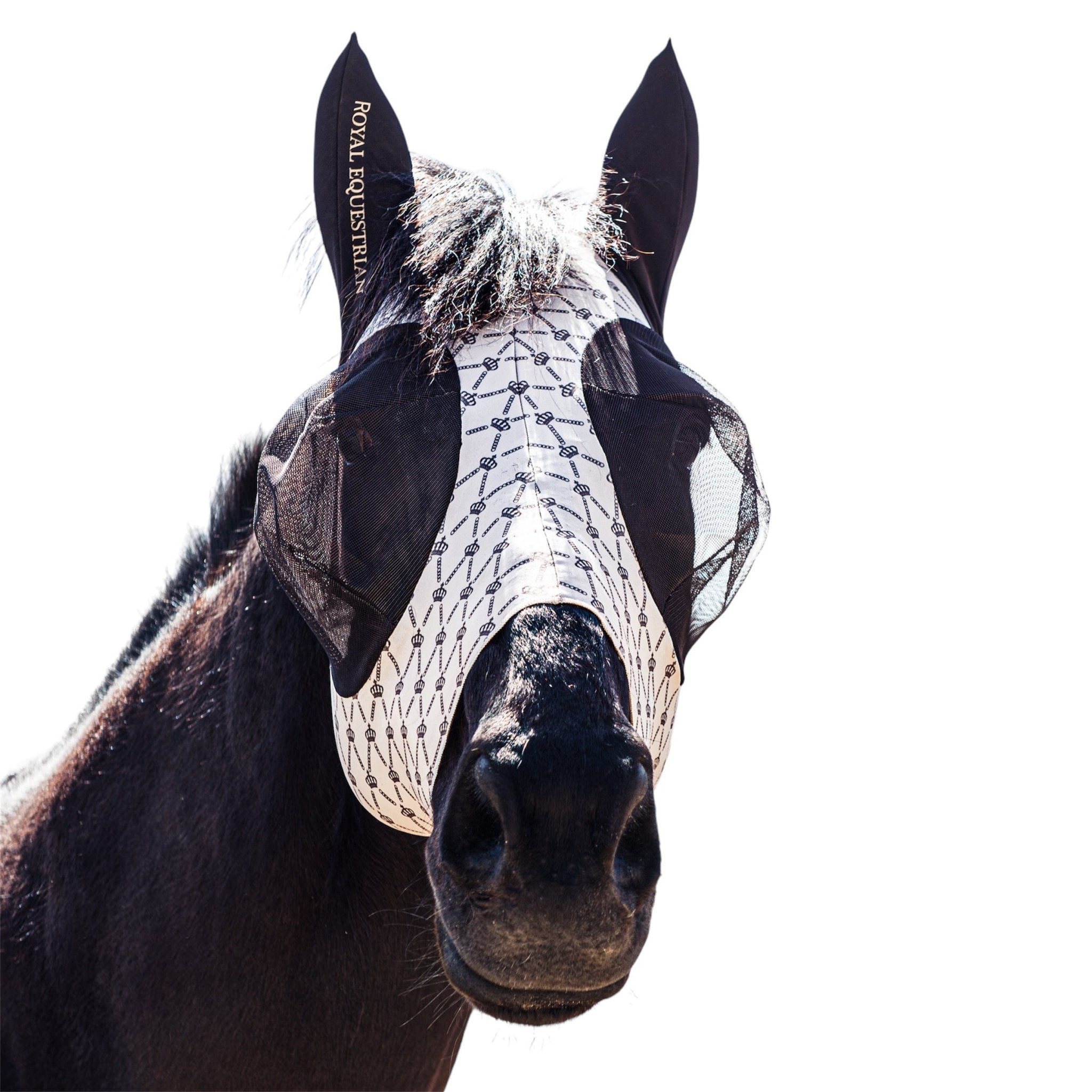 Regalia di Roma Fly Mask Sand | Royal Equestrian