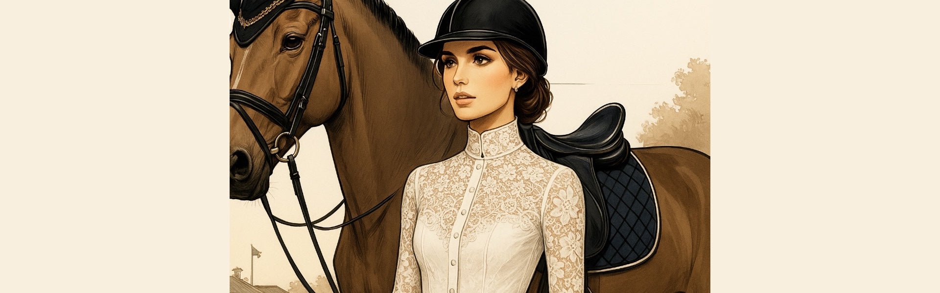 Stevneskjorter Elegant blonder og ytelse | Royal Equestrian